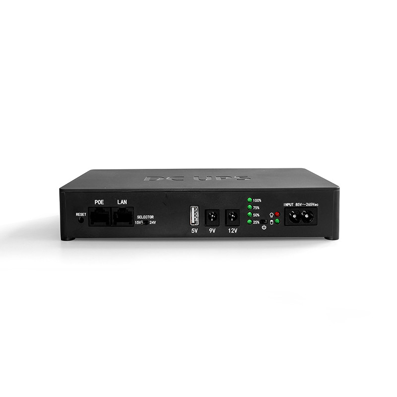 DC Poe UPS 12V 2A Mini UPS With Networking 14000mah 20000mah WIFI Router