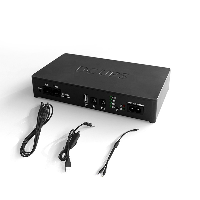 10000mah DC Mini Ups Poe 9v 12v Mini UPS For Modem And Routers