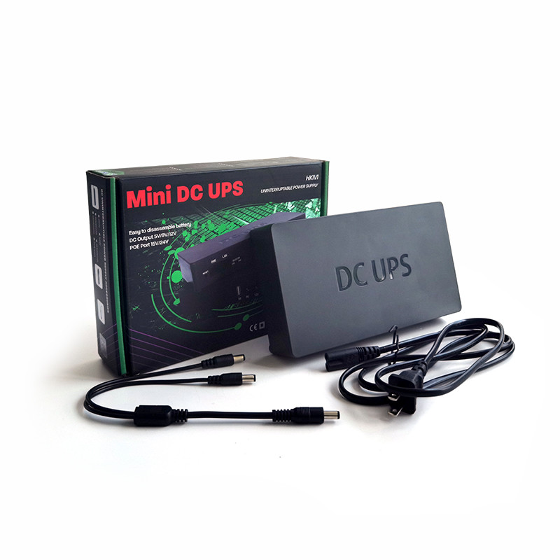 DC Poe Mini UPS 5v 9v 12v Small Battery Backup For Home Wifi CCTV Camera