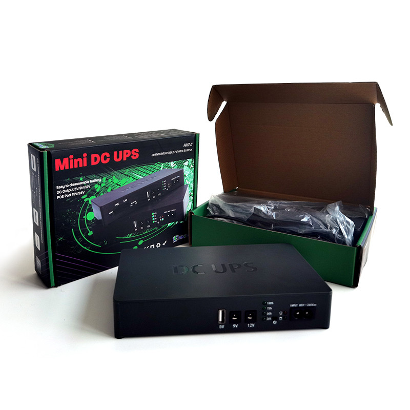 Mini DC UPS For Wifi Router Smart Mini UPS With POE Port Power Supply